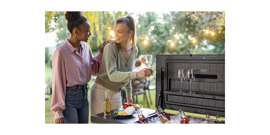 KETER Patio Cooler & Beverage Cart