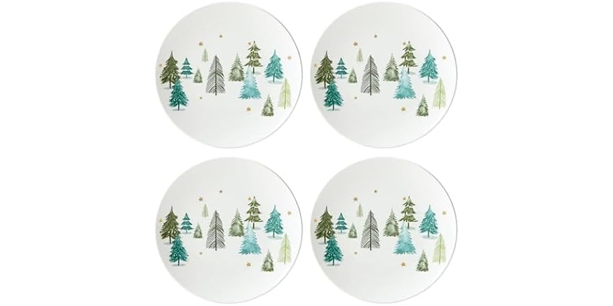 CAMBRIDGE Lenox Balsam Lane 4-Piece Accent Plate Set