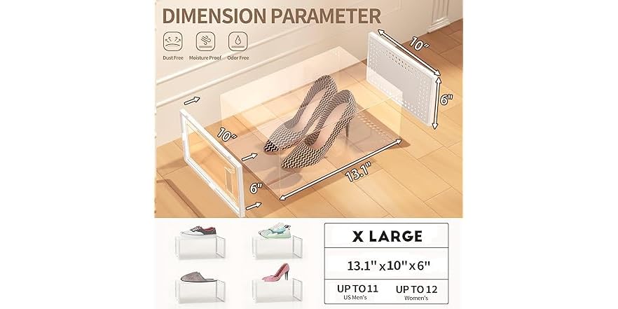 Modular Shoe Organizer Boxes