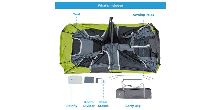 CORE 12 Person Instant Cabin Tent