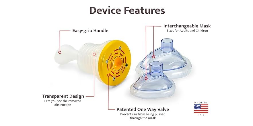 LifeVac Choking Rescue Device for Kids and Adults