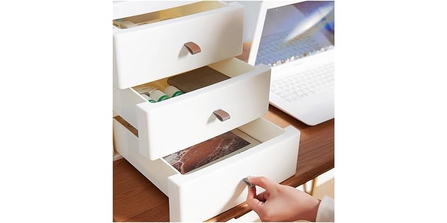 HANAMYA 3-Drawer Desktop Organizer