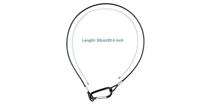 20 Pack 20" Safety Cable Buckle Wire