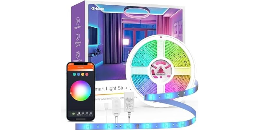 GHome SL2 Smart LED Strip Light, 16.4'