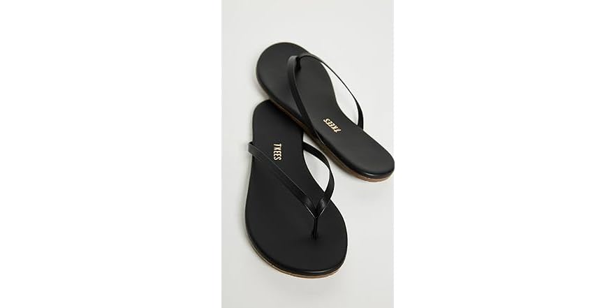 TKEES Women's Liners Flip Flop,Sable, 7