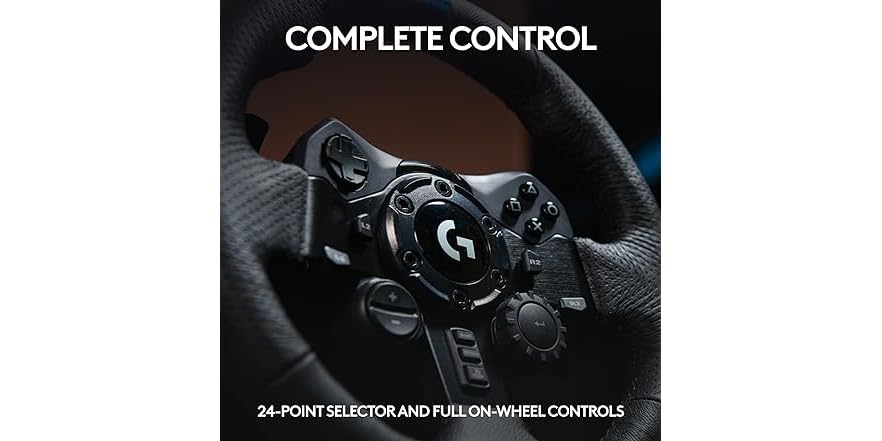 Logitech G923 Racing Wheel and Pedals