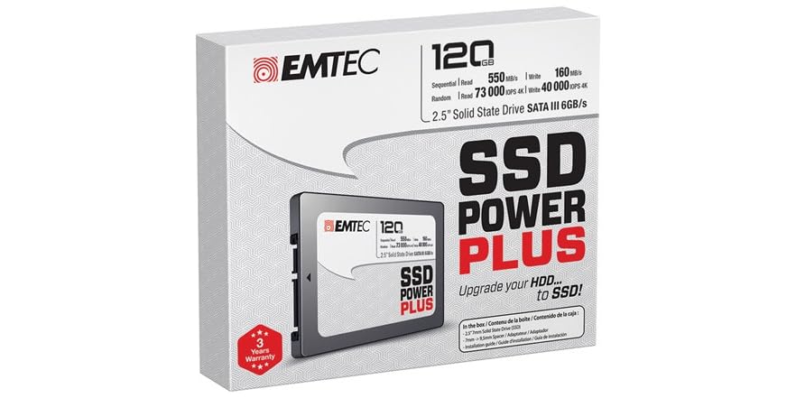 EMTEC 2.5" SATA III Internal SSD