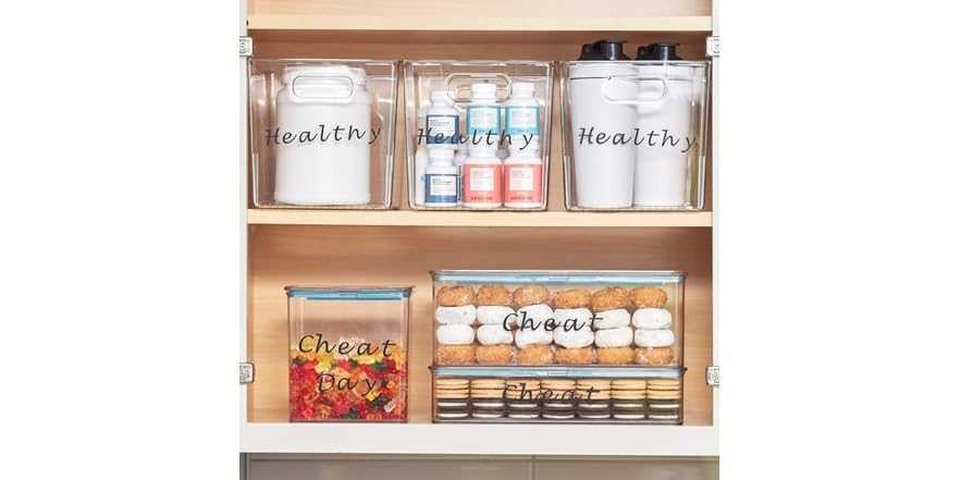 iDesign Food Storage Organizer w/ Lid, 3-Qt