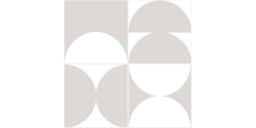 Eclipse Peel & Stick Tiles, white/Off white 10pc