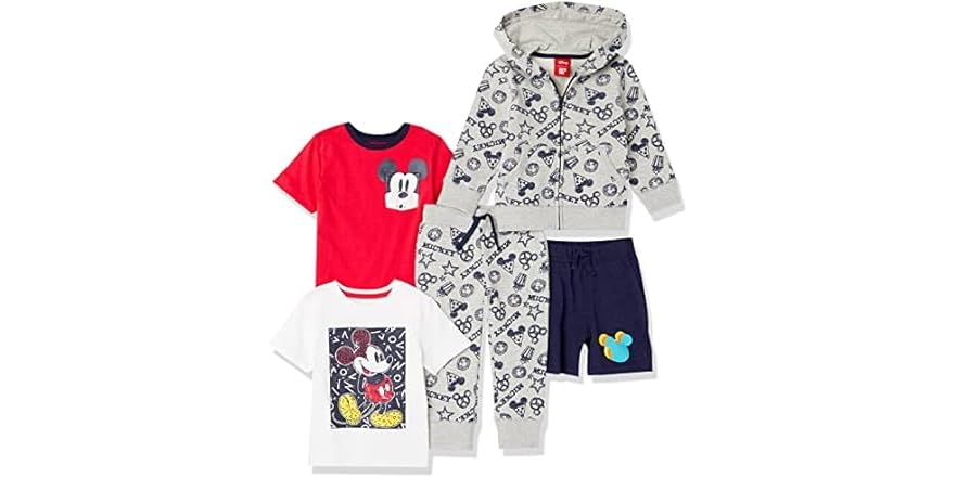 Amazon Boys' Disney Outfit Sets 5 Piece