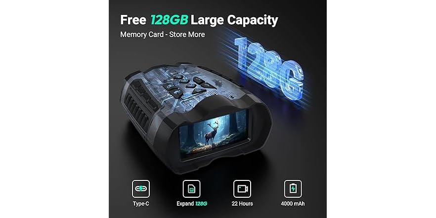 AKAOTO 4K Night Vision Goggles (Open Box)