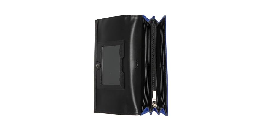 TUMI Vista Flap Continental Wallet- Blue