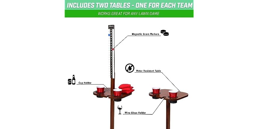 ScoreCaddy Set of 2 Scoreboard Tables