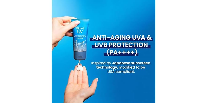 (3 Pack) Biore UV Aqua Rich Daily Hydrating