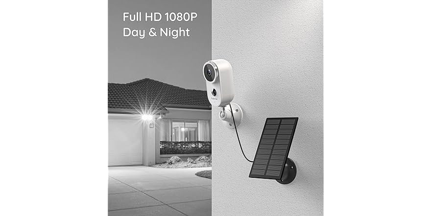 Adorbee Wireless Security Outdoor Camera Solar (Open Box)