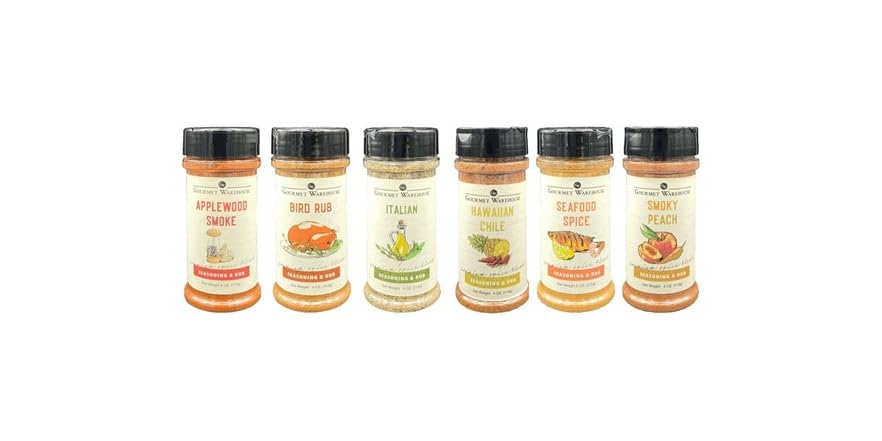 (6ct) Gourmet Warehouse Spices Sampler Pack