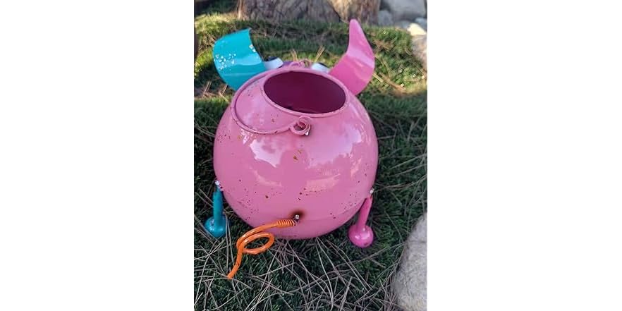 Continental Art Center Fun Colorful Enameled Metal Wateri