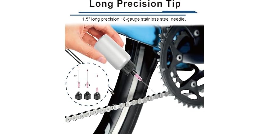 5 PC Needle Oiler & Long Stainless Tips