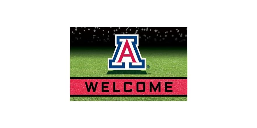 NCAA 18"x30" Welcome Rubber Door Mats