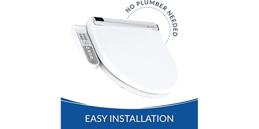 Bio Bidet Bliss BB-1700 Round White Toilet Seat