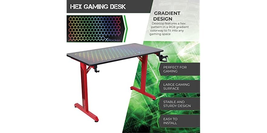 Hex PC Gaming Desk