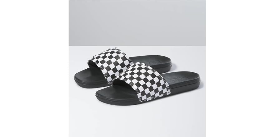 VANS La Costa Slide-On Men | Checkerboard True White/Black