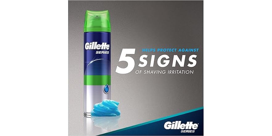 Gillette Shaving Gel Sensitive Skin 7 Oz