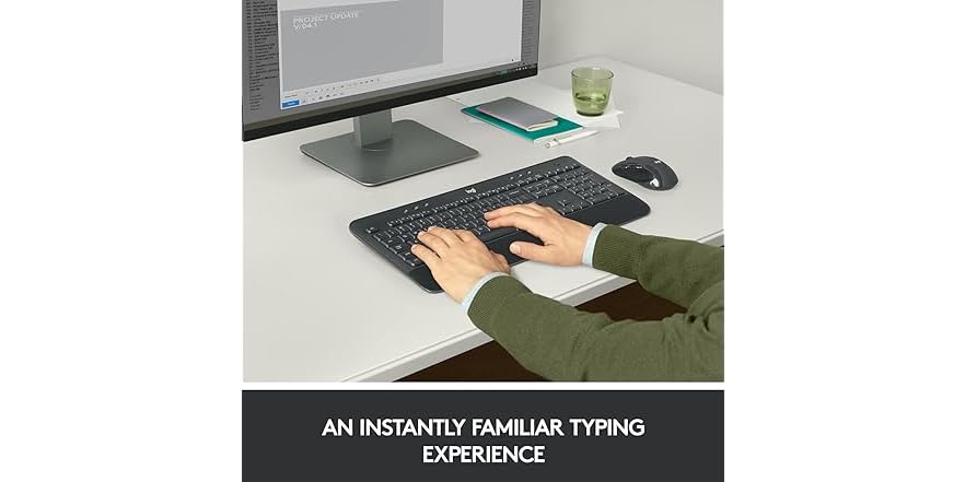 Logitech MK545 Advanced Wireless Keyboard and Mouse Combo (Open Box)