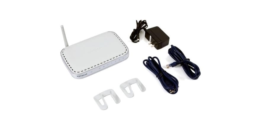 Netgear 54 Mbps Wireless USB Printer Server with 4 Port Switch