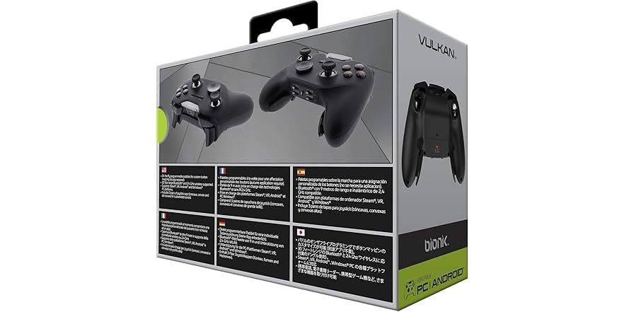 (NEW) Bionik VULKAN Advanced Wireless Gaming Controller