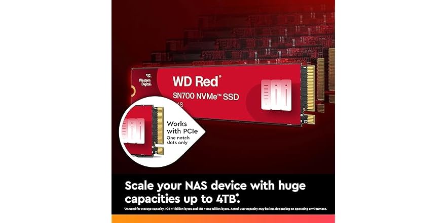 Western Digital 500GB WD Red SN700 SSD