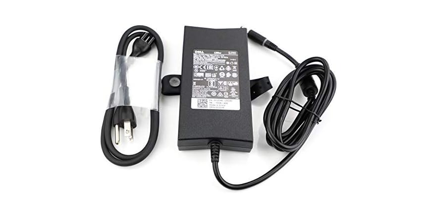 Dell 130 Watt AC Adapter with Power Cord
