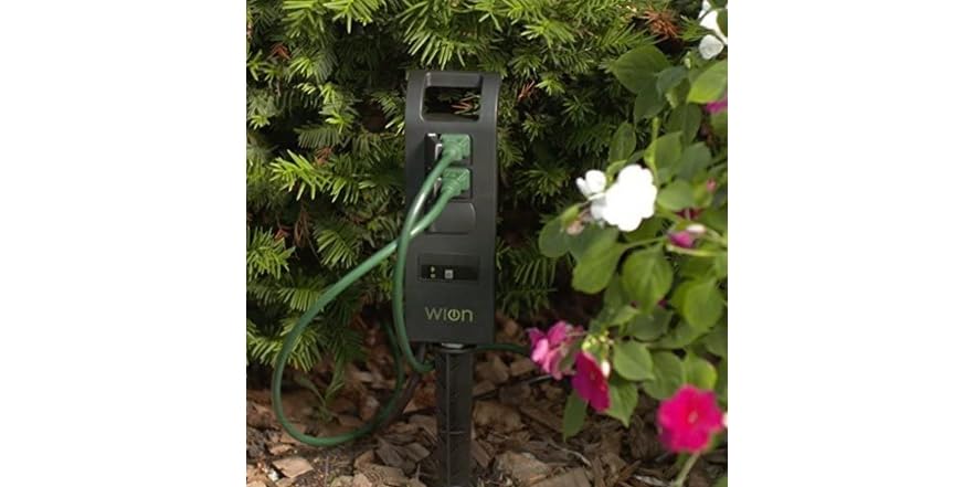 WiOn Smart Plug & Yard Stake Bundle