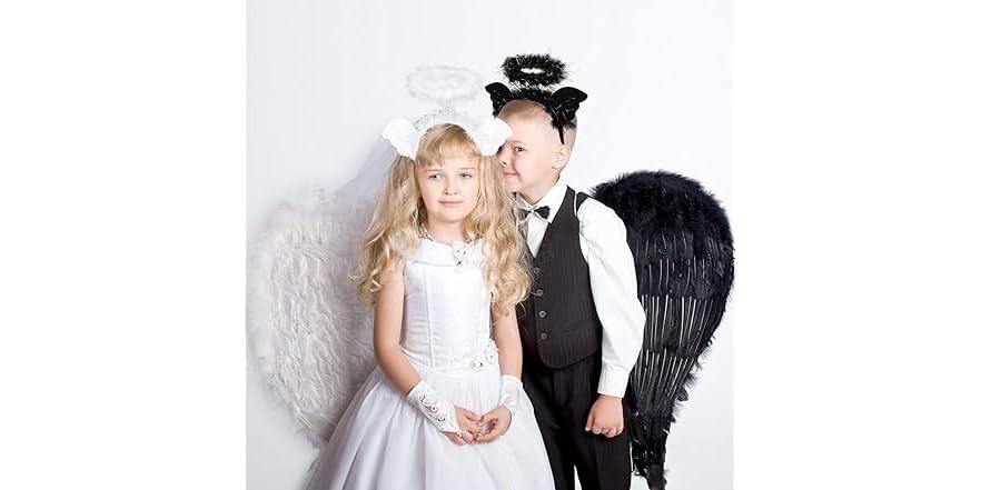 2 PC Halloween Angel Halo Headwear