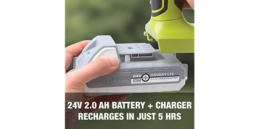 Sun Joe 24V 24-Volt iON+ Cordless Mini Chainsaw
