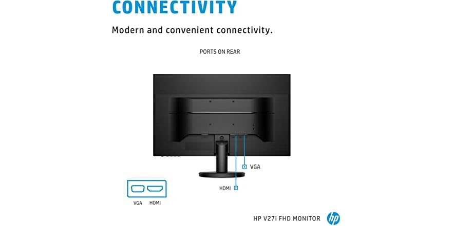 HP V27i FHD Monitor | 27-inch Diagonal F