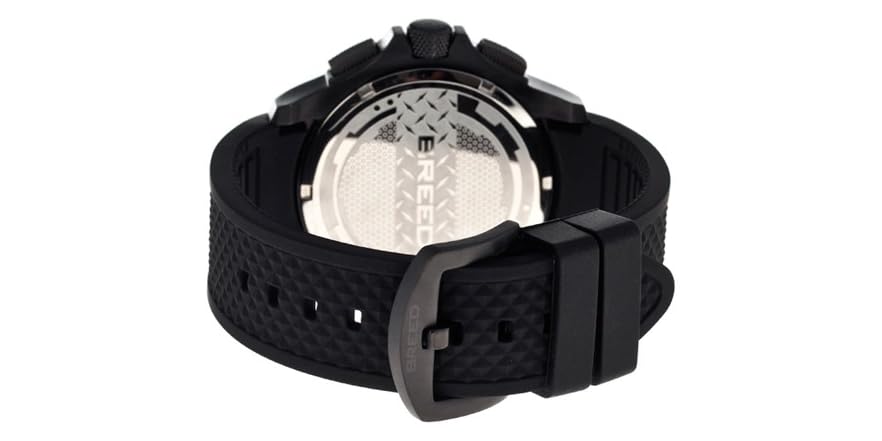 Breed Raylan Mens Chronograph Watch w/ Magnified Date Display