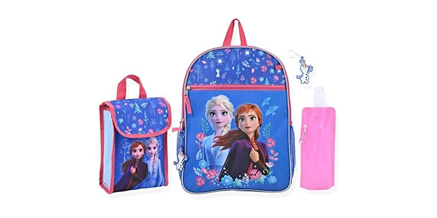 6 Piece Girls Frozen Princess Backpack