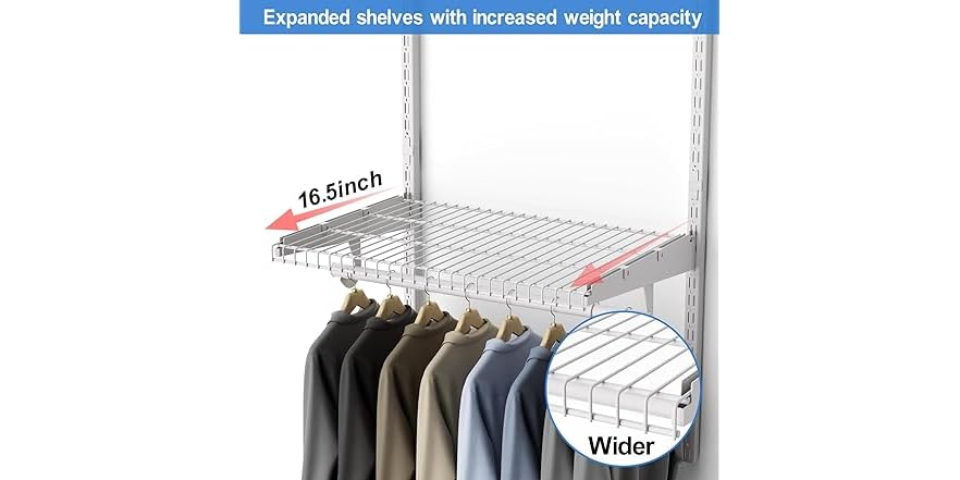 MODCART Metal Closet System 2-4FT (Open Box)