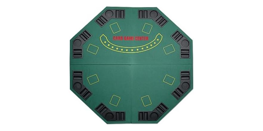 48-inch 8-Person Felt Poker Table Top
