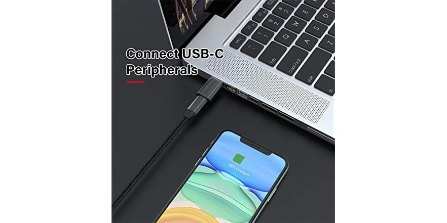 Upgrow USB C Female to USB Male Adapter