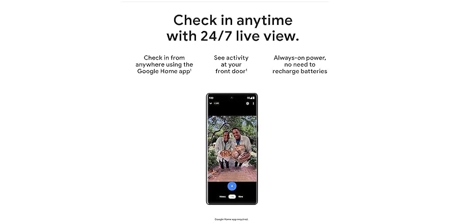 Google GA02767-US Wired Video Doorbell Camera Snow