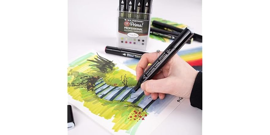 Prima Professional Alcohol Markers (Mossy Moor)
