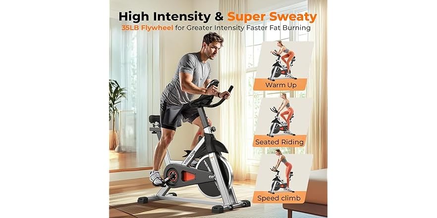 YOSUDA Indoor Stationary Bike - Plus Model