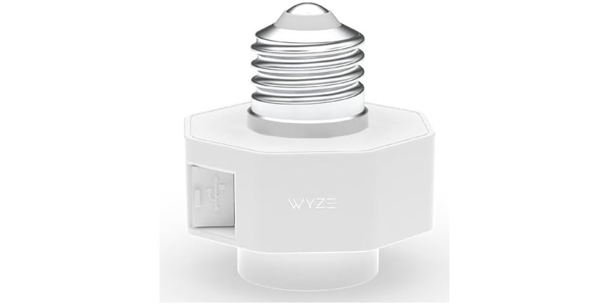 Wyze Lamp Socket Power Adapter for Wyze Cam v3