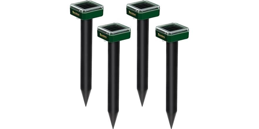 Redeo Solar Powered Mole Repellent Stakes