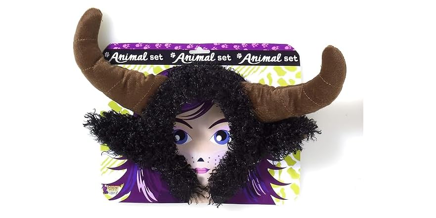 Bull Horns Headpeice for Adults