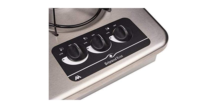 Atwood Stainless Steel 3 Burner Cooktop