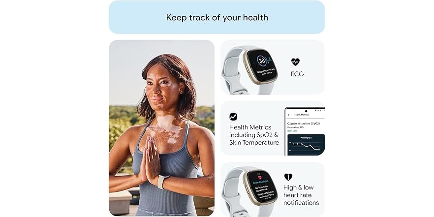 FitBit FITBIT SENSE 2 A fitbit sense 2 blue Blue (Open Box)