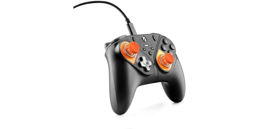(NEW) Thrustmaster XBOX eSwap S Crystal Pro Wired Controller - (Series ...